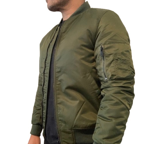 Unbranded | Jackets & Coats | Mens Army Green Bomber Jacket | Poshmark